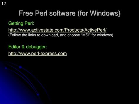 PPT Perl Programming For Biology PowerPoint Presentation Free Download ID
