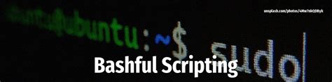 Bashful Scripting Projects Bashful Scripting