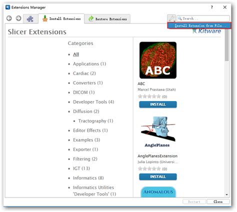 Slicer Rt 插件安装不了如何解决 问题求助 3dslicer中文论坛