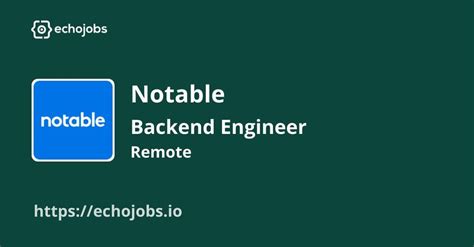 notable is hiring tech lead backend engineer [denver co] [gcp