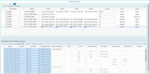 Authorization Matrix