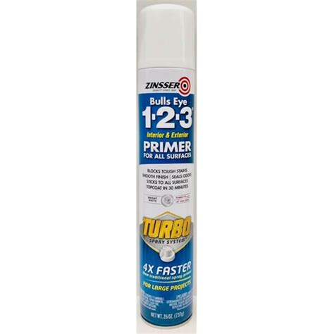 Rust Oleum 343746 26 Oz Primer Bullseye Turbo Spray Paint White Michaels