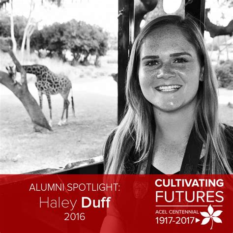 Alumni Spotlight Haley Duff 16 Department Of Agricultural Communication Education And