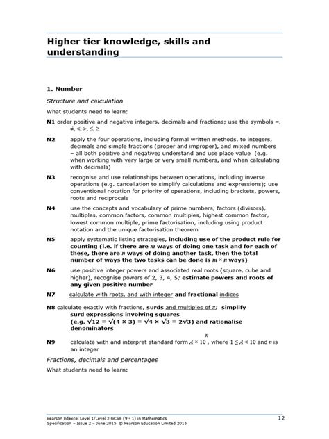 Gcse Maths Specification Higher Pdf Triangle Area