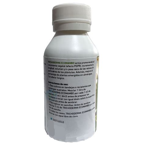 Fungicida Biologico Trichoderma Liquido 100cc Ecomambo Hogarjardín