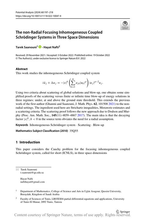 The Non Radial Focusing Inhomogeneous Coupled Schrödinger Systems In