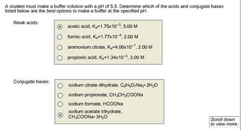 solved the final volume of buffer solution must be 100 00 ml