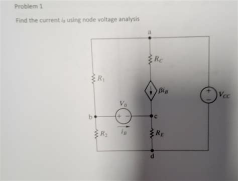 Solved Find The Current Is Using Node Voltage Analysis Chegg