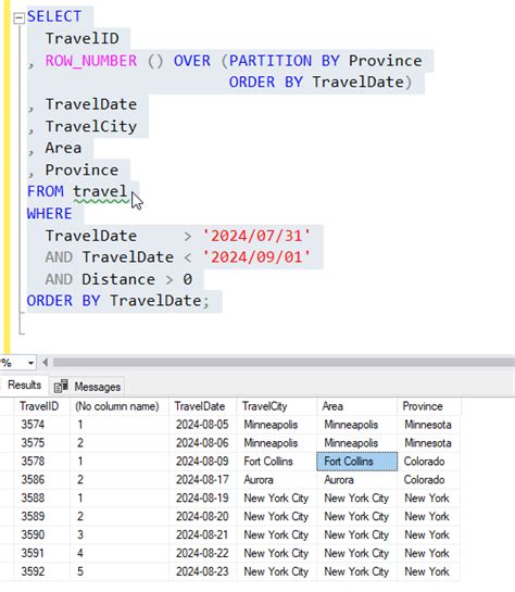 Adding Row Numbers To A Query Sqlnewblogger Sqlservercentral