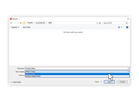 Tutorial Save Your PowerPoint As A Video