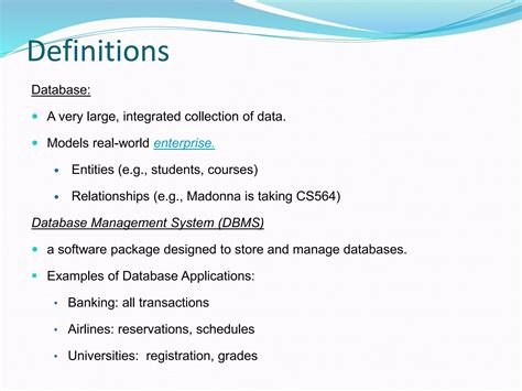Introduction To Database Pptx