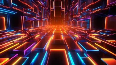 미래의 추상적 배경을 위한 네온 색상의 복고풍 사이버 펑크 스타일 3d 모양 유체 배경 추상 유체 컬러 플로우 배경