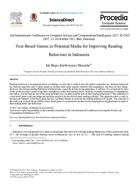 pdf text based games as potential media for improving reading