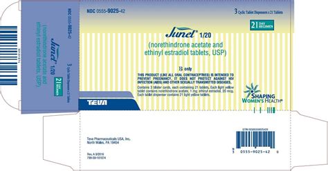 Junel Package Insert Prescribing Information