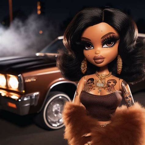 Brown Brat Black Bratz Doll Brat Doll Cute Art Styles