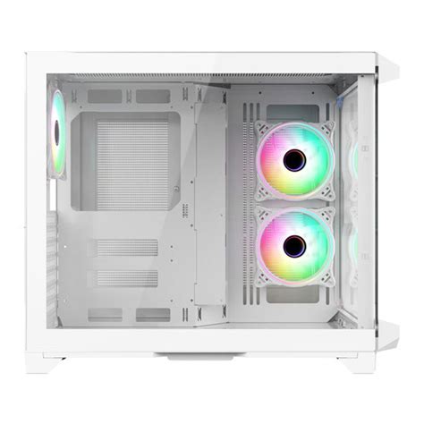 Cit Pro Android X White Windowed Gaming Cube Case Ln138647 Cit Pro Andx W Scan Uk