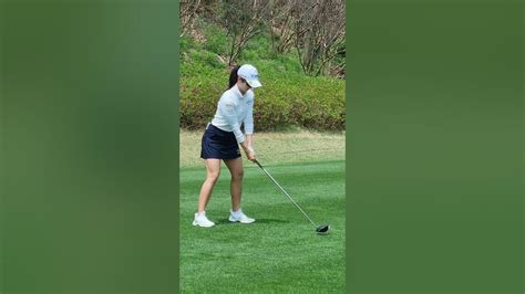 Klpga 이세희 프로 강력한 왼발 버팀으로 날카로운 드라이버 스윙 골프스타 골프 아름다운골프장 골프스윙