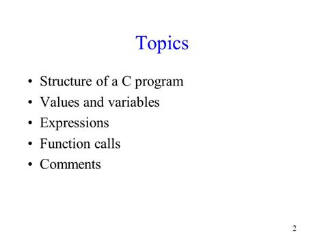 1 Cse1301 Computer Programming Lecture 5 Components Of A C Program