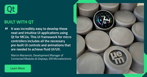 Em Micro Partners With Qt For A New Hmi Design Built With Qt