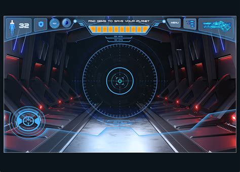GEM HUNTER VR GAME UI DESIGN Behance
