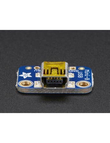 Usb Mini B Breakout Board Ficha Usb Ptr