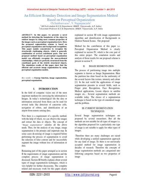An Efficient Boundary Detection And Image Segmentation Method Based On