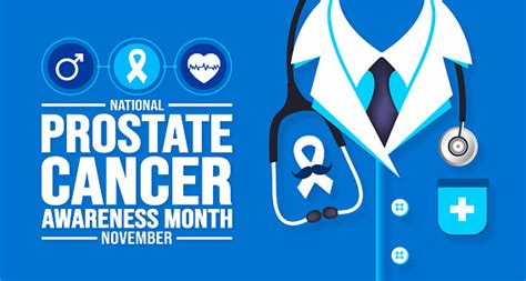 11월은 전립선암 인식의 달 배경 템플릿입니다 휴일 개념입니다 배경 배너 플래카드 카드 포스터 디자인 템플릿 벡터 9월에 대한 스톡 벡터 아트 및 기타 이미지 Istock