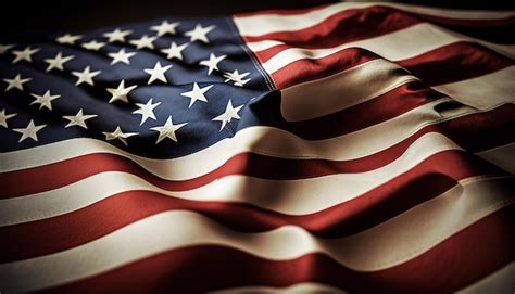 Premium Photo Closeup Of The Us National Flag