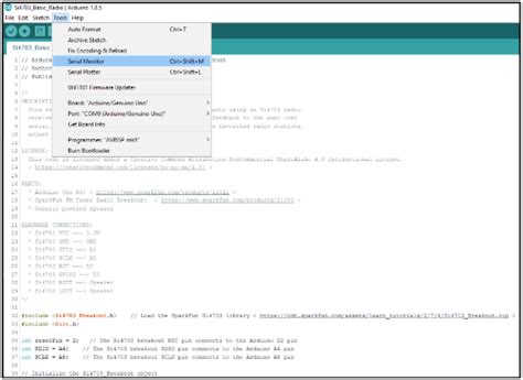 How To Build A Basic Radio With An Arduino Uno The Sparkfun Fm Tuner Basic Breakout Arduino