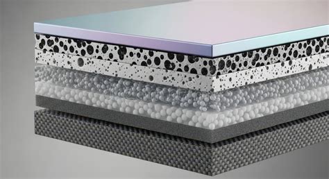 Close Up View Of Layered Materials Showing Texture And Depth For Design