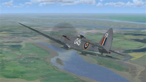 Fsx Supermarine Seafire F46 La550 Fsx Warbirds Flightsimcom