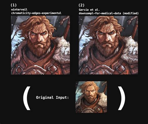 Which New Image Pixelart Downsampling Algorithm Is Better 1 Or 2 R Construct