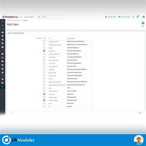 Csv Specific Price Prestashop Module Ja Modules