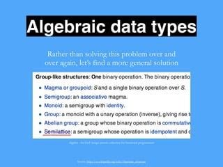 Algebraic Data Types Semilattices Pdf Programming Languages Computing