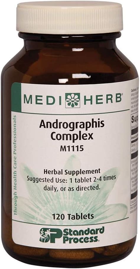 Mediherb Andrographis Complex 120 Tabs Health And Household