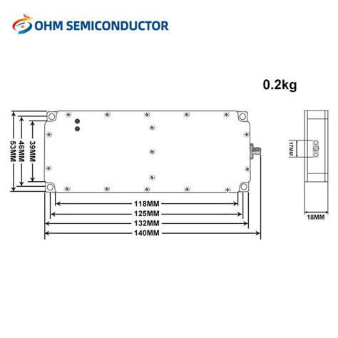 Rf Amplifier Module 50w 433m 0 8g 0 9g 1 2g 1 5g 2 4g 5 2g 5 8g Drone Power Amplifier Module