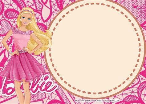 Free Printable Barbie Invitation Templates Artofit
