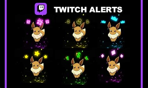Sub Alert For Streaming Eevee Evolutions Etsy