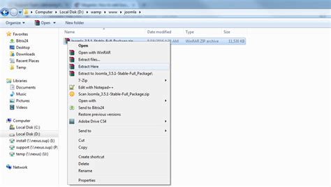 Joomla 3x How To Install Engine And Template On Localhost Separately Template Monster Help