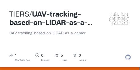 Issues TIERS UAV Tracking Based On LiDAR As A Camera GitHub