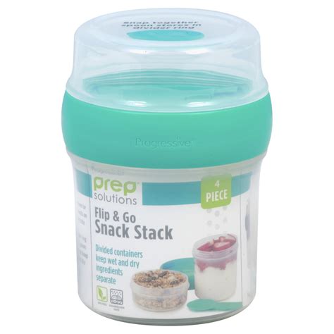 Progressive Prep Solutions Snack Stack Flip And Go Main