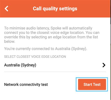 How To Run The Network Connectivity Test Spoke Phone Support