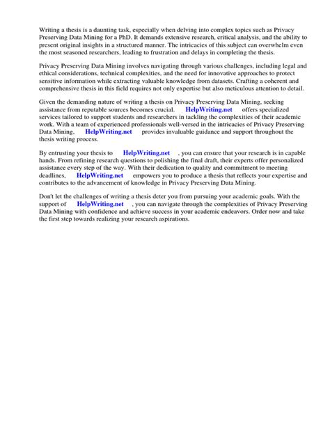 Phd Thesis On Privacy Preserving Data Mining Pdf Business Art