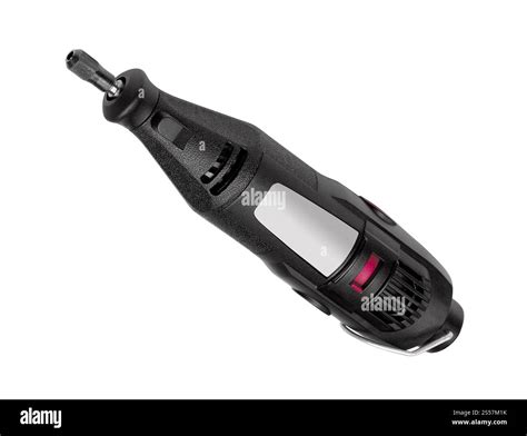 Small Drilling Machine Isolated On White Background Small Drilling