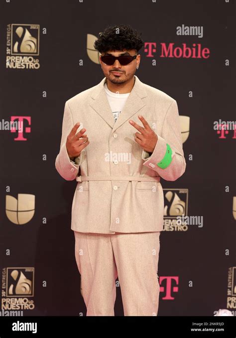 Miami Fl Feb 23 Alvaro Diaz Is Seen During Univision “ Premio Lo