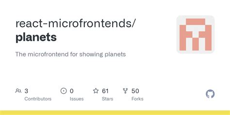 Github React Microfrontendsplanets The Microfrontend For Showing Planets