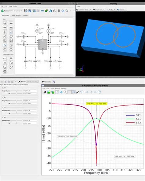 xfdtd s frequency domain schematic editor streamlines antenna design