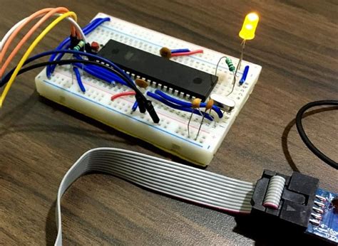Pwm Tutorial For Led Brightness Control With Atmega1632 Microcontroller