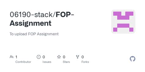 Github 06190 Stackfop Assignment To Upload Fop Assignment