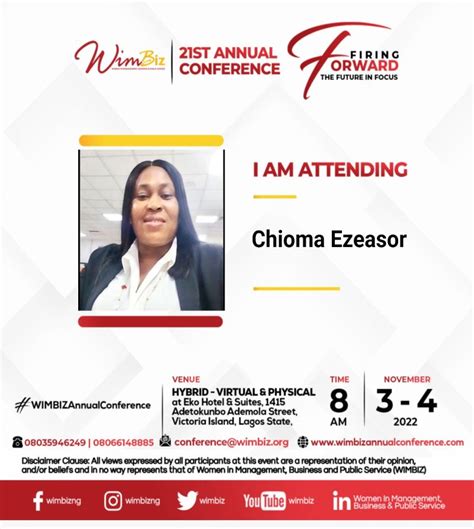 Chioma Ezeasor On Linkedin Wimbiz